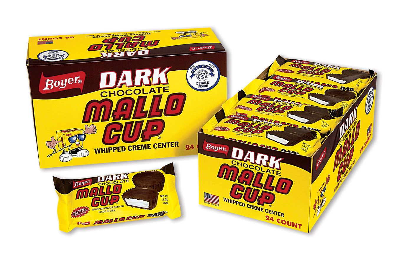 Dark Chocolate Mallo Cups - 24 count box – Boyer Candy Company